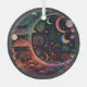 Create Your Own Magical Planetary Paradise Glass Ornament | Zazzle