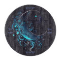 Create Your Own Magical Silver & Blue Moon Altar Cutting Board | Zazzle