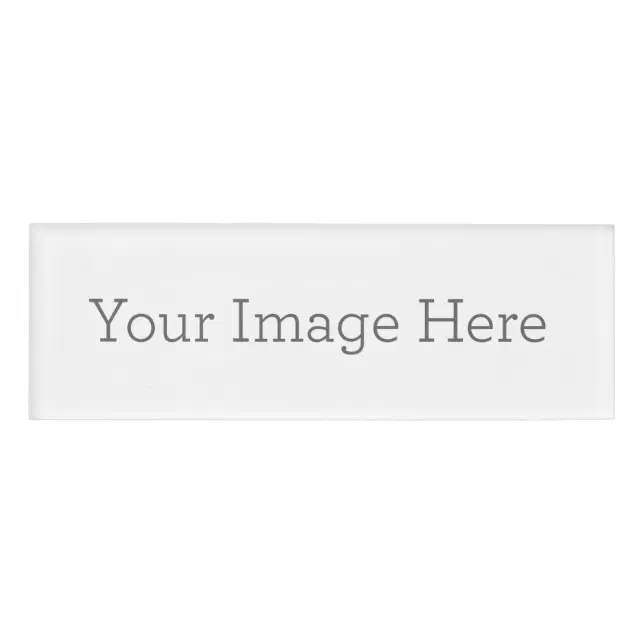 Create Your Own Magnetic Name Tag | Zazzle