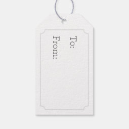Create Your Own Matte Gift Tags | Zazzle
