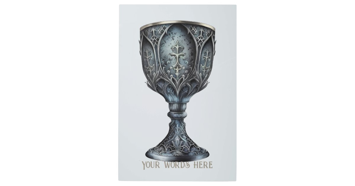 Create Your Own Medieval Chalice Metal Print | Zazzle