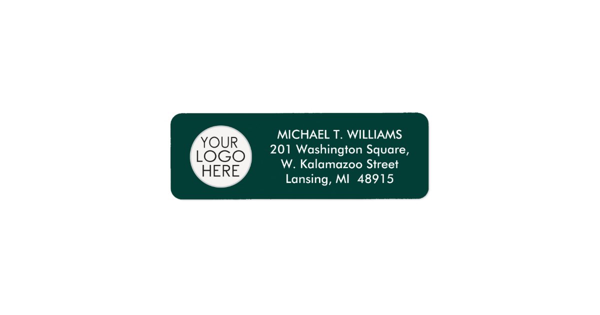 Create Your Own Michigan State Return Address Label | Zazzle