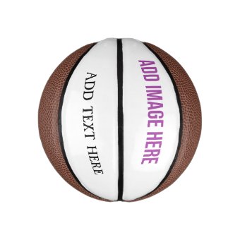 Create Your Own Mini Basketball | Zazzle