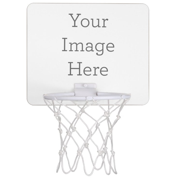 Create Your Own Mini Basketball Goal Mini Basketball Hoop | Zazzle