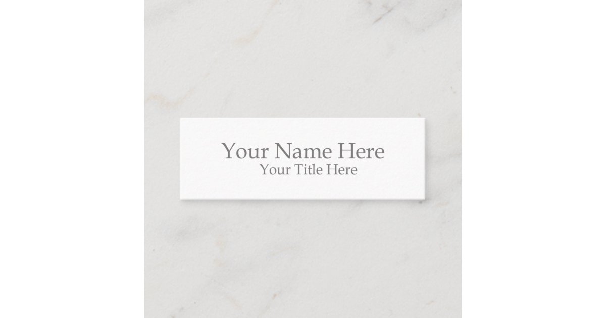 Create Your Own Mini Mini Business Card | Zazzle Create Your Own Mini Mini Business Card | Zazzle