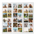 Create Your Own Modern 36 Photo Collage Triptych | Zazzle
