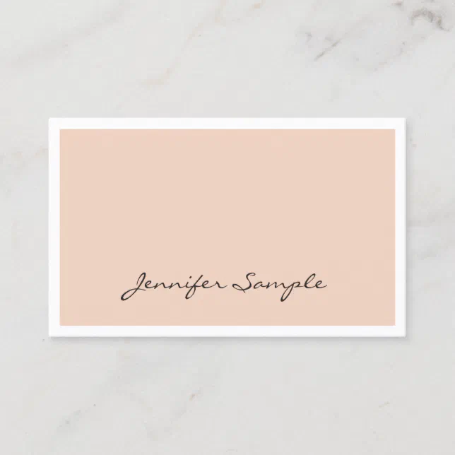 Create Your Own Modern Chic Professional Elegant Business Card | Zazzle