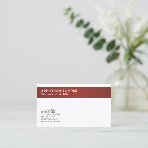 Create Your Own Modern Classy Design Business Card | Zazzle