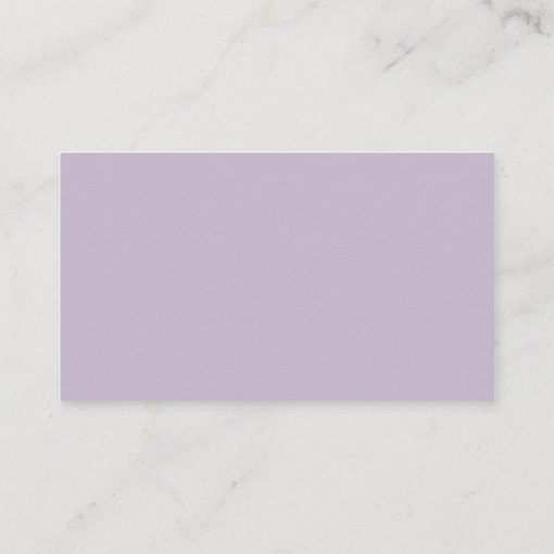 Create Your Own Modern Elegant Violet Design Business Card | Zazzle