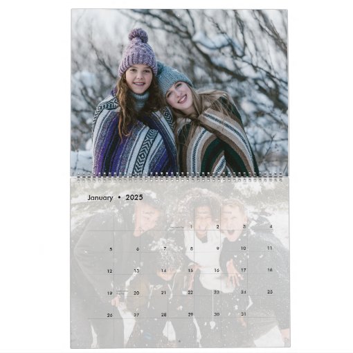 Create Your Own Modern Family Photo Album Calendar | Zazzle