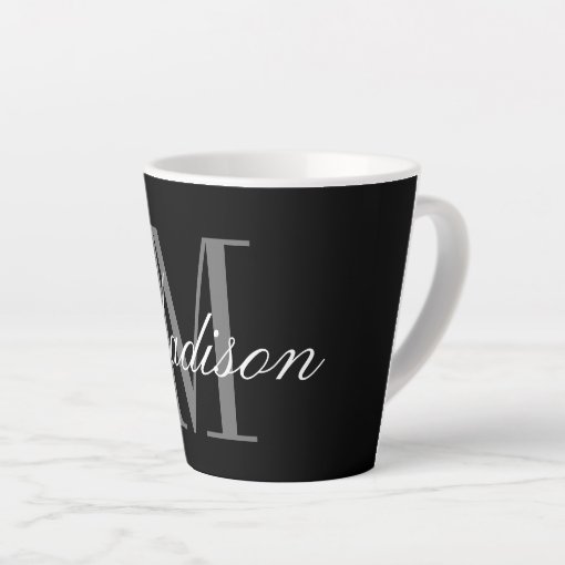 Create Your Own Monogram Initial Name Latte Mug | Zazzle