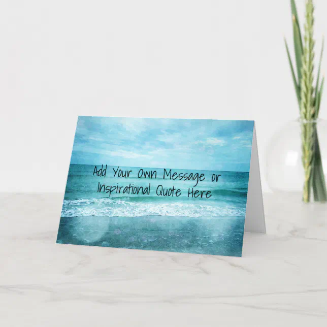Create Your Own Motivational Inspirational Quote Card | Zazzle