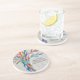 Create Your Own Motivational / Inspirational Quote Coaster | Zazzle
