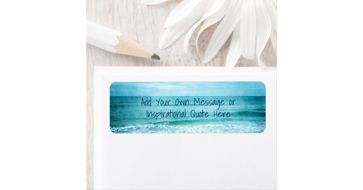 Create Your Own Motivational Inspirational Quote Label | Zazzle