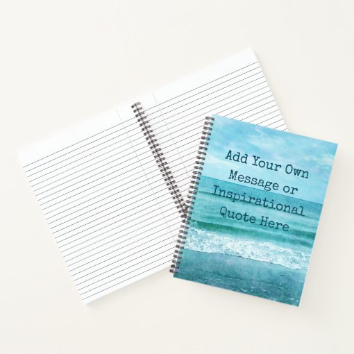 Create Your Own Motivational Inspirational Quote Notebook | Zazzle
