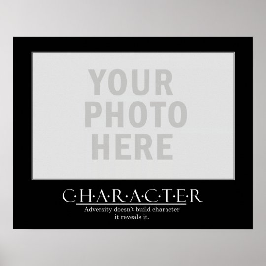 Create Your Own Motivational Poster - Character | Zazzle.com