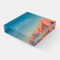 Create Your Own Motivational Quote or Saying Paperweight | Zazzle