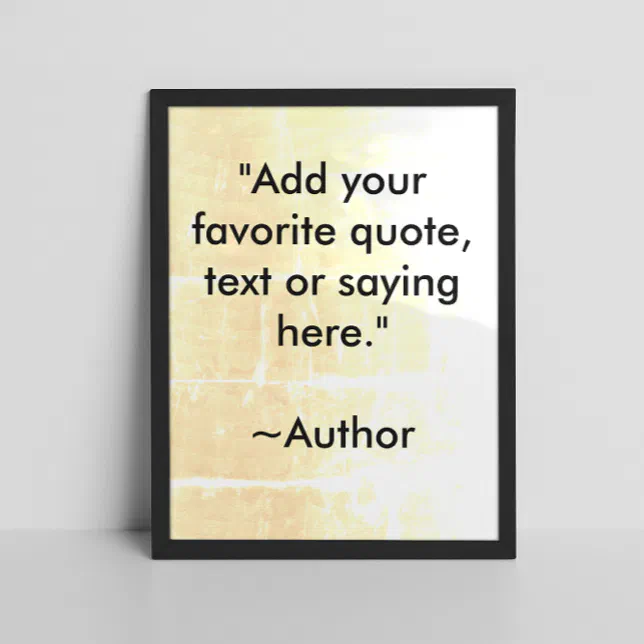 Create Your Own Motivational Quote Poster | Zazzle