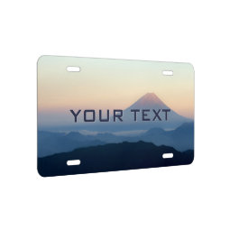 Create Your Own Mount Fuji License Plate | Zazzle