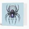 Create Your Own Mystical Purple Spider 3 Ring Binder | Zazzle