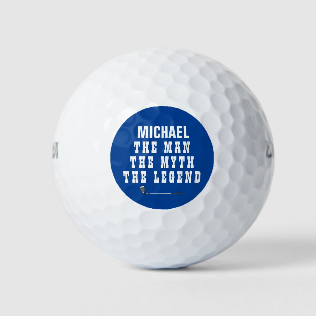 Create Your Own Name Initials Golf Balls | Zazzle