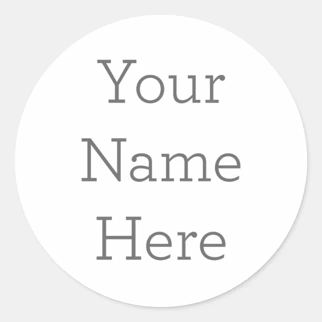 Create Your Own Name Sticker | Zazzle
