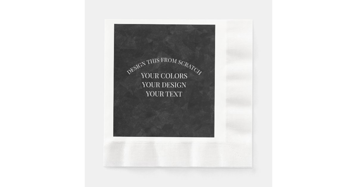 Create Your Own Napkins | Zazzle