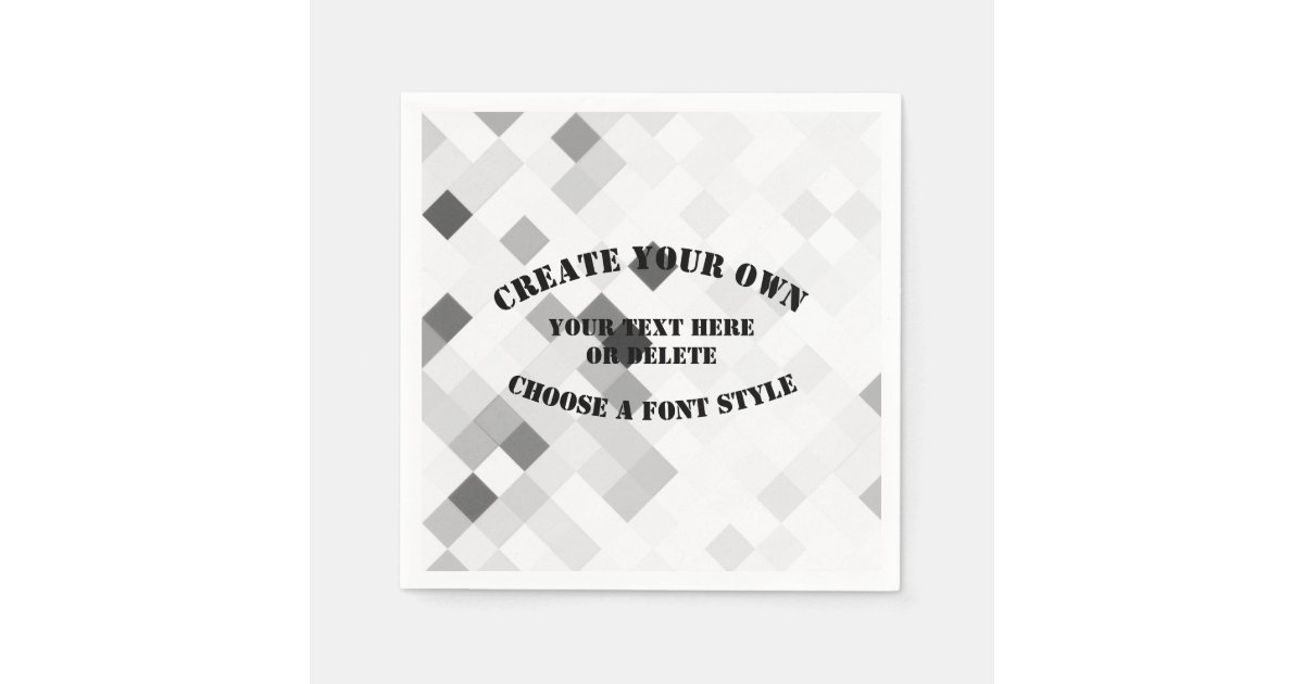 Create Your Own Napkins | Zazzle