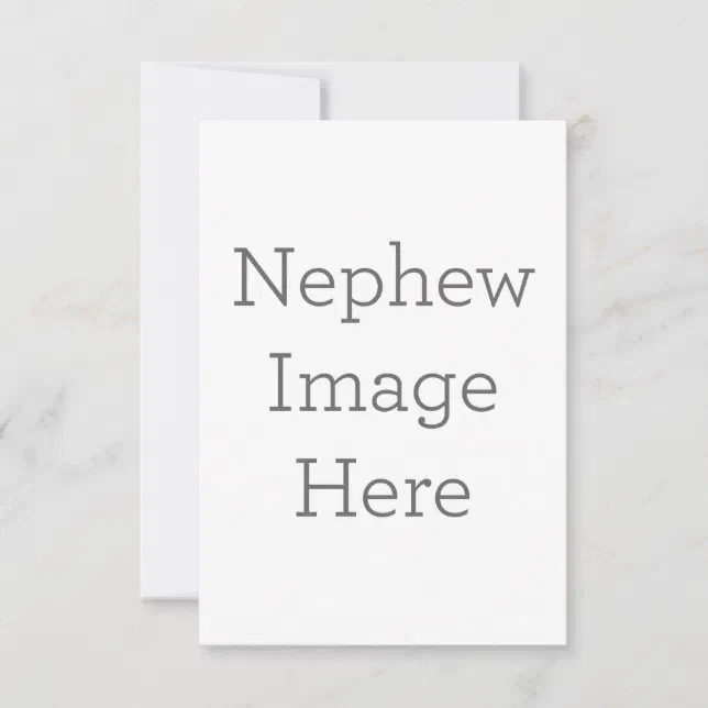 Create Your Own Nephew Thank You Card | Zazzle