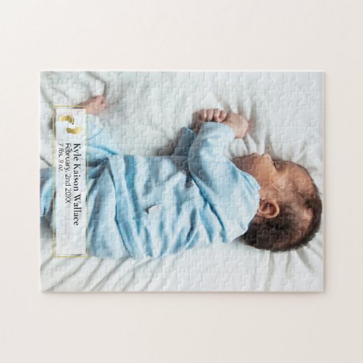Create Your Own Newborn Baby Photo Jigsaw Puzzle | Zazzle