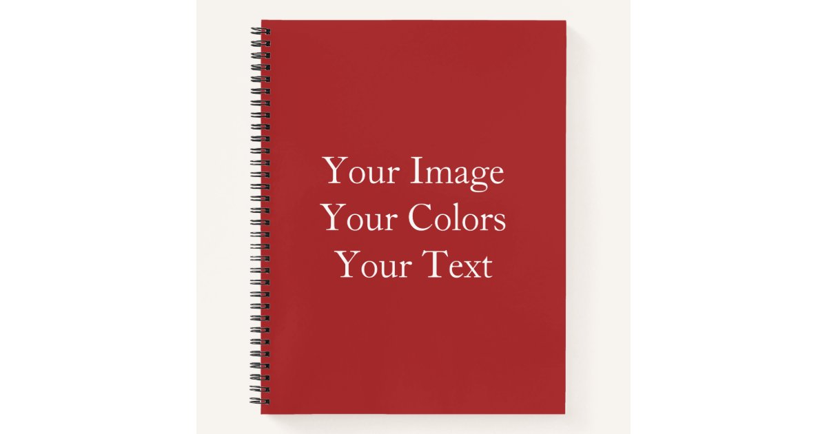 Create Your Own Notebook | Zazzle
