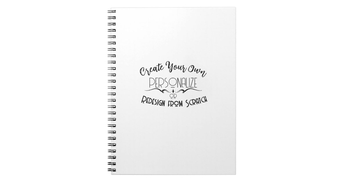 Create Your Own Notebook | Zazzle