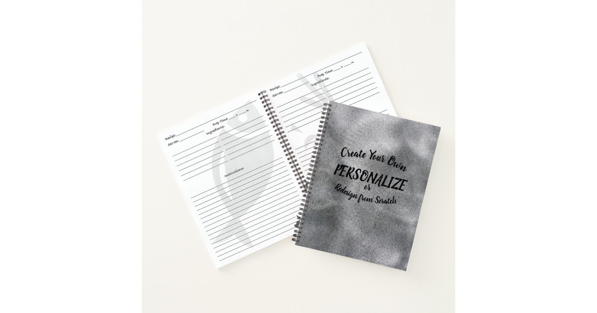 Create Your Own Notebook | Zazzle