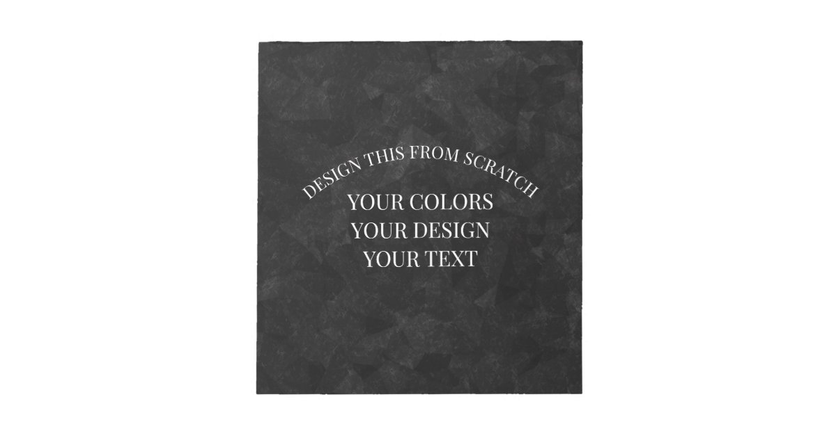 Create Your Own Notepad | Zazzle