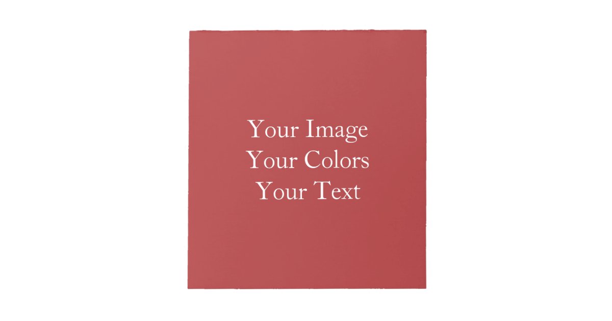 Create Your Own Notepad | Zazzle