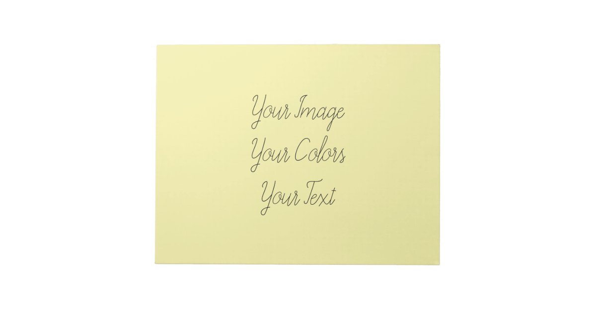 Create Your Own Notepad | Zazzle