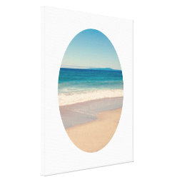 Create Your Own Oval Framed Photo Canvas Print | Zazzle