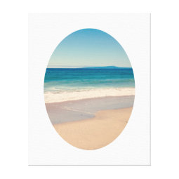 Create Your Own Oval Framed Photo Canvas Print | Zazzle