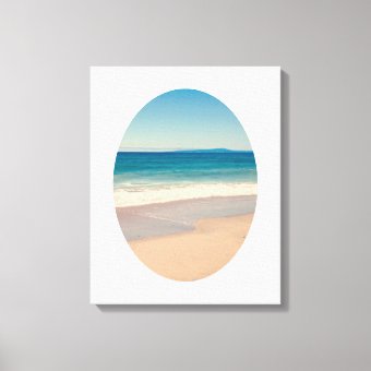 Create Your Own Oval Framed Photo Canvas Print | Zazzle