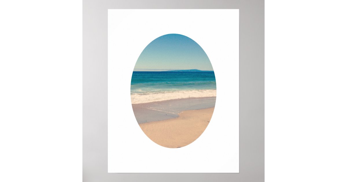 Create Your Own Oval Framed Photo Poster | Zazzle