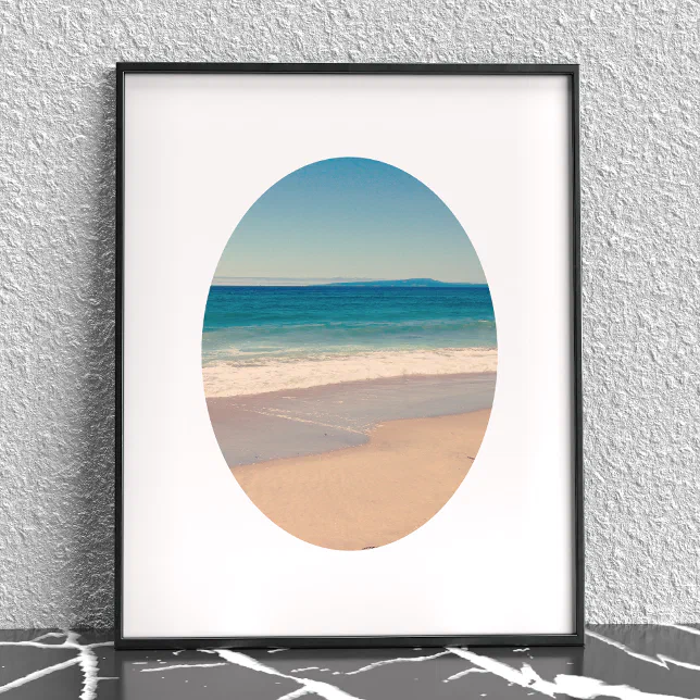 Create Your Own Oval Framed Photo Poster | Zazzle