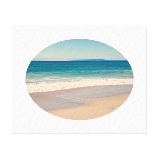 Create Your Own Oval Landscape Photo Canvas Print | Zazzle