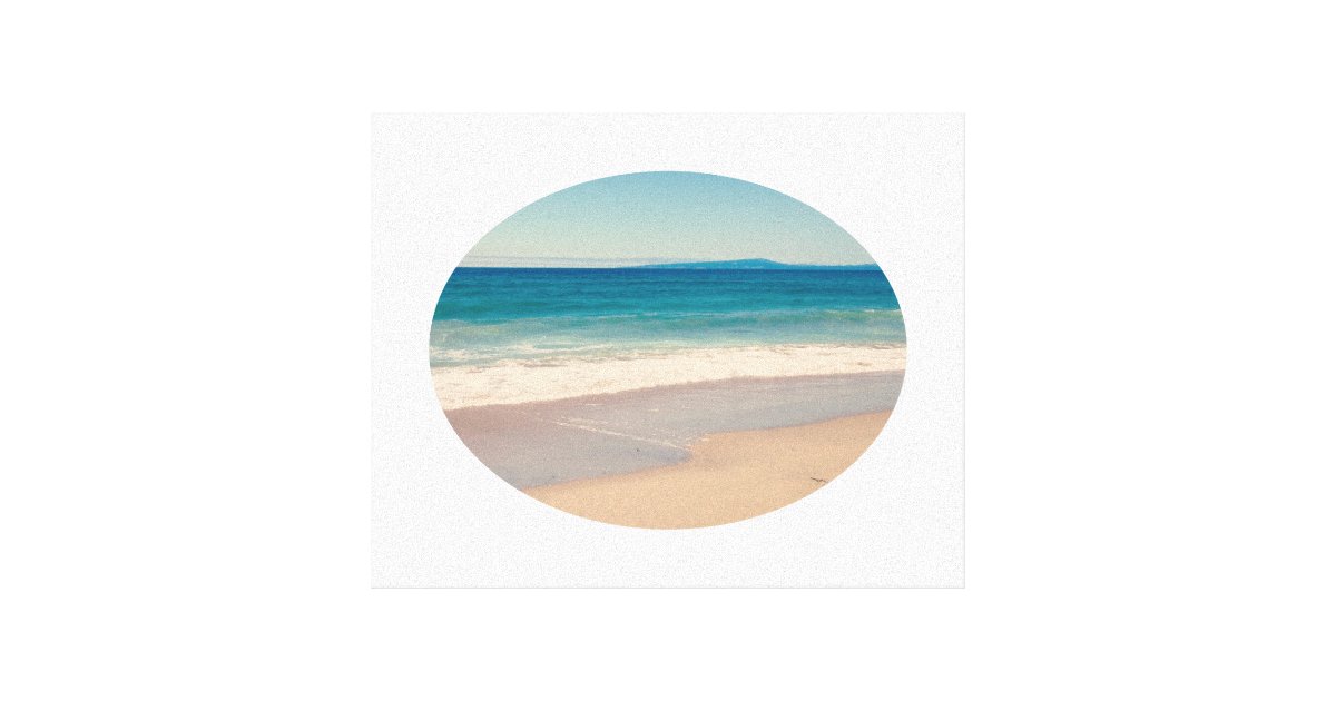 Create Your Own Oval Landscape Photo Canvas Print | Zazzle.com