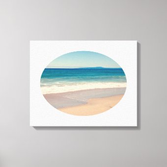 Create Your Own Oval Landscape Photo Canvas Print | Zazzle