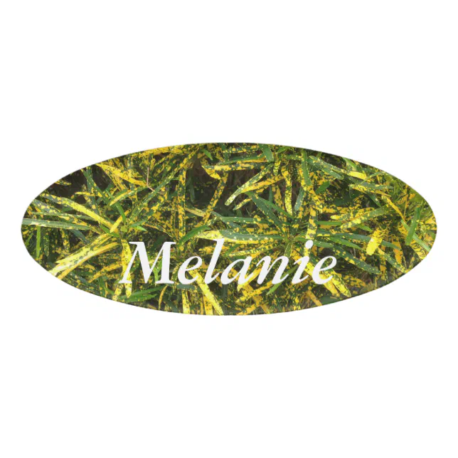 Create your own oval name tag | Zazzle