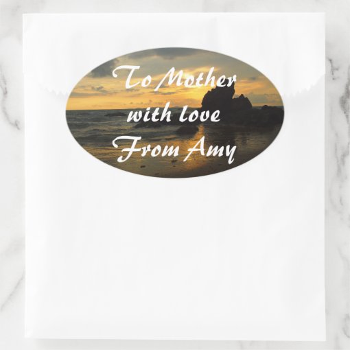 Create your own oval sticker | Zazzle