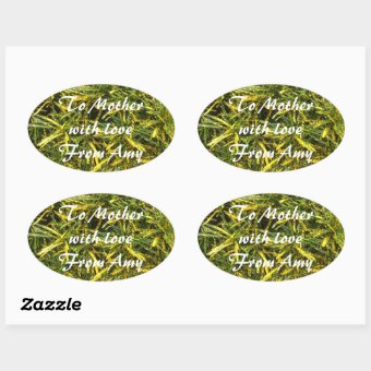 Create your own oval sticker | Zazzle