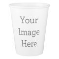 Create Your Own Paper Cup | Zazzle