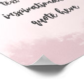 Create Your Own Pastel Motivational Quote Poster | Zazzle