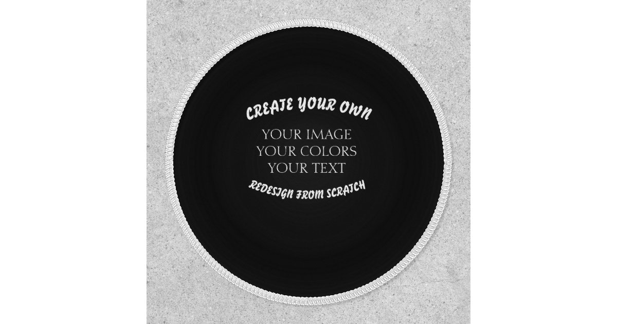 Create Your Own Patch | Zazzle